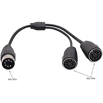 Amazon.com: MIDI DIN Splitter Cable - Riipoo 0.5 Meter MIDI DIN 5 Pin ...