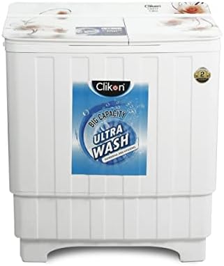 Clikon 13 Kg Twin-tub Semi-Automatic Washing Machine, Efficient Top ...