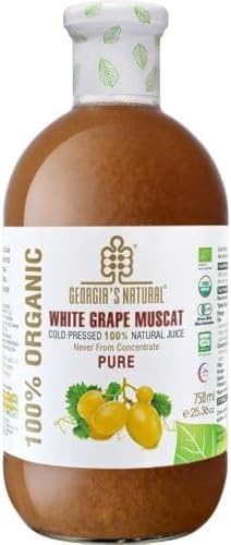 Georgia's Natural Organic White Muscat Grape Juice, 750 ml price in ...