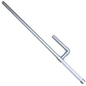 Amazon.com: Mtxc One Piece Cosplay Smoker Weapons Jitte Silver: Home ...