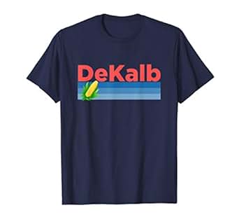 Amazon.com: Retro Corn & Farming - DeKalb, Illinois T-Shirt: Clothing