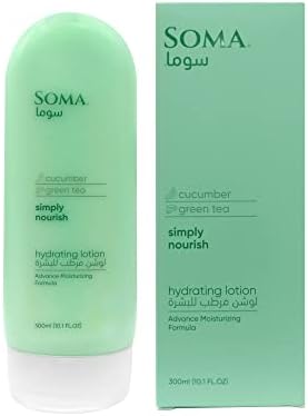 ALKHURAIJI SOMA body lotion 300ml Cucumber & Green Tea price in Saudi ...