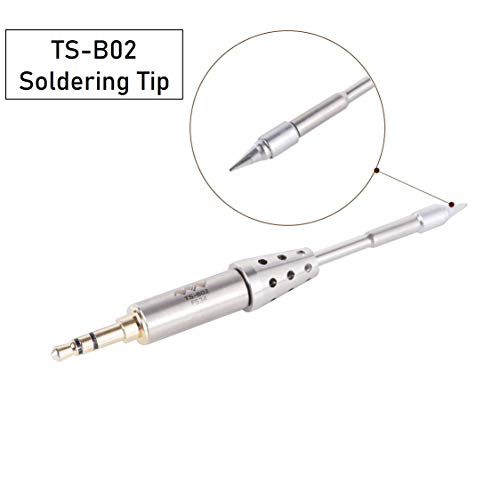 Upgraded TS80P Mini Portable Smart Soldering Iron Set with B02 Tip and ...