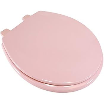 Mayfair 46EC 023 Molded Wood Toilet Seat with Lift-Off Hinges, Round ...