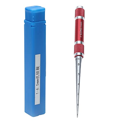 Walfront Aperture Gauge, Tapered Hole Ruler Stainless Steel Inner Hole ...