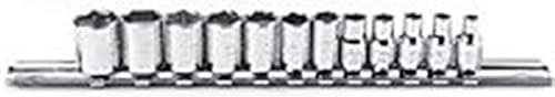 Stanley Proto J47200 12 Piece 6 Point 1/4" Drive Metric Socket Set in ...