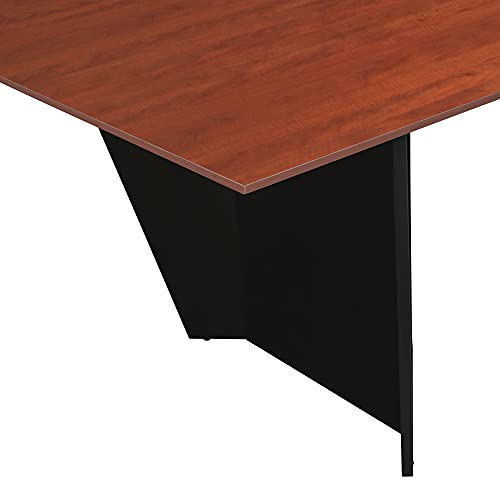 Regency Conference Room Table, 10 Ft, Cherry/Black on Galleon Philippines