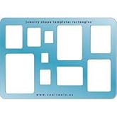 Amazon.com: Cool Tools - Jewelry Shape Template - Jewelry Rectangles Medium : Arts, Crafts & Sewing
