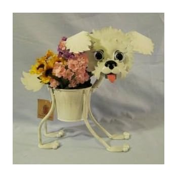 Amazon.com : Painted Yorkie Planter - Dog Indoor or Outdoor (Garden ...