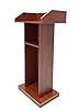 FixtureDisplays® Deluxe Wood Podium Reception Restaurant Podium 11479-2 ...