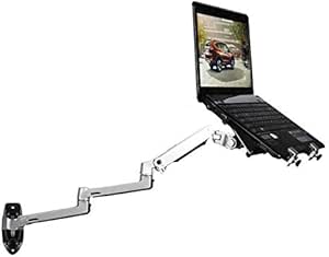 Amazon.com: Sunter98 XSJ8013WT Wall Mount Laptop Holder Ultra Long Arm ...