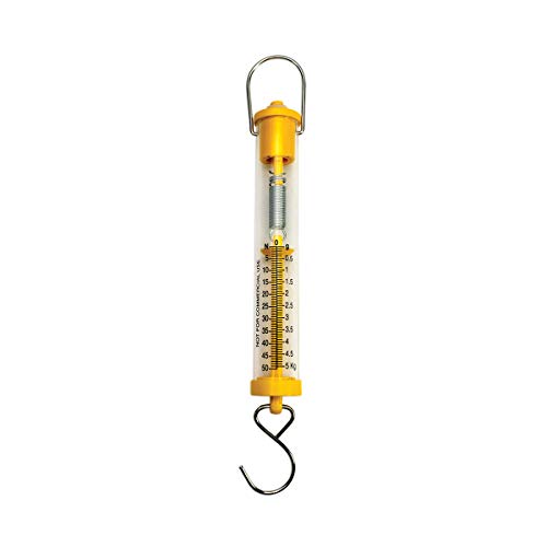 Sci-Supply Newton Force Meter Spring Scale - Max Capacity 5000g/50N ...