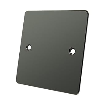 Flat Plate Black Nickel Single Blank Plate - Electrical Blanking Plate ...