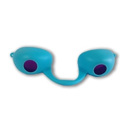 Flex Podz UV Eye Protection Sunbed Tanning Goggles (Blue): Amazon.co.uk ...