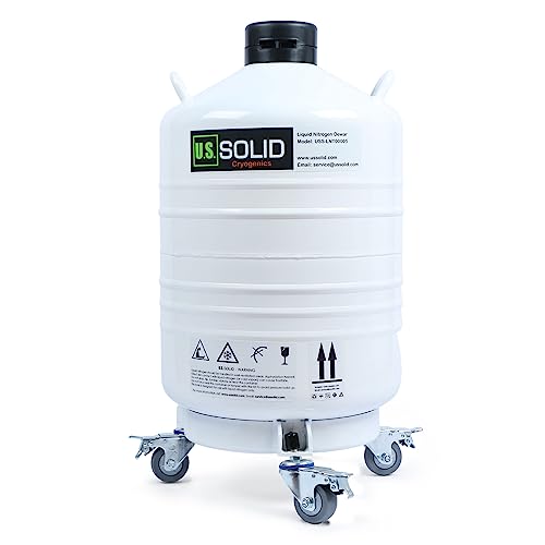 U.S.SOLID 30L Cryogenic Container Liquid Nitrogen LN2 Tank Dewar with ...