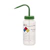 Wash Bottle for Methanol, 500ml - Labeled with Color Coded Chemical ...