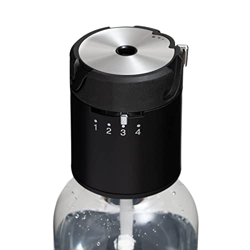Ellemate Dynamic (Black) - Soda Maker/Cordless, Adjustable Fizz Levels for ANY Liquid/Make Sodas ...