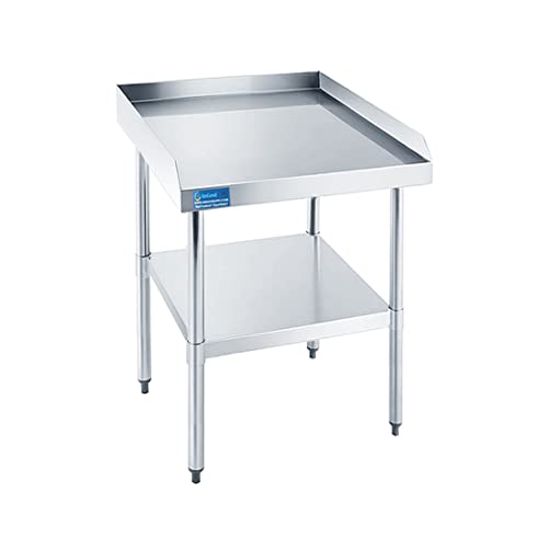 AmGood Commercial Work Table with Backsplash and Sidesplashes | Height ...