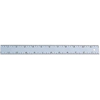 Amazon.com: Mayes Hard Aluminum Ruler, 48 x 2 Inches: Industrial ...