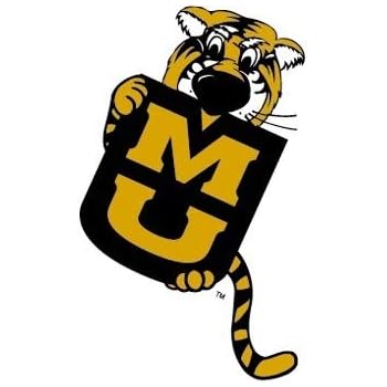 Amazon.com: 4 inch Truman The Tiger Decal MU University of Missouri ...