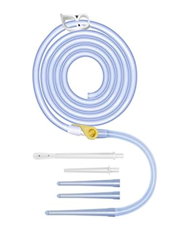 TEMONTIAN Enema Kit Replacement Part Silicone Enema Hose Colon ...