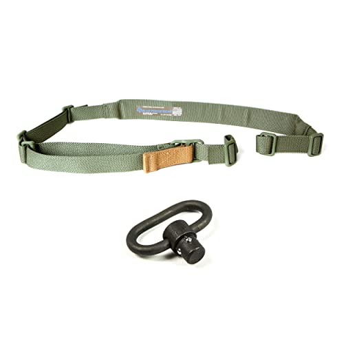 Blue Force Gear Vickers Padded Sling (OD Green) and 1.25 inch Push ...