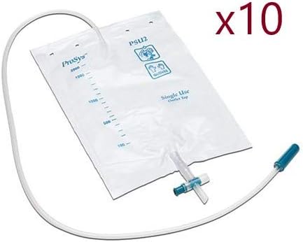 Prosys Urine Drainage Bag (drainble Bed Bags/Night Bags with tap) - 2 ...