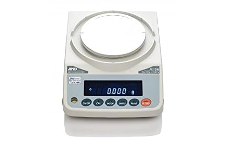 A&D Engineering FX-2000i Series FX-i Precision Balance, 2220g Capacity ...