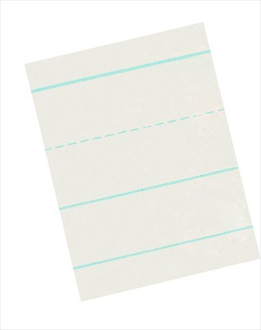 School Smart Long Way Skip-A-Line Writing Paper for Grades K to 1, 11 X ...