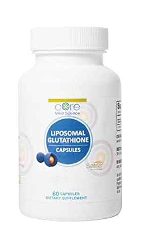Core Med Science Liposomal Glutathione Supplement (500mg, 60 Capsules ...