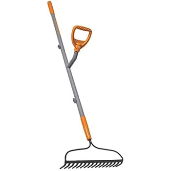 Amazon.com : Truper 33038 Tru Tough Welded Bow Rake with 16 Teeth, Wood ...