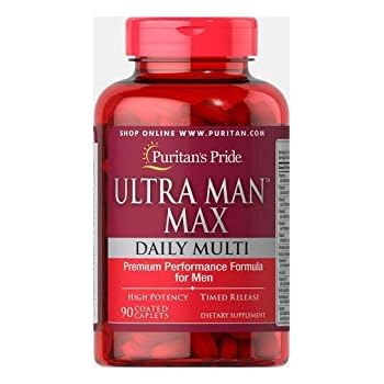 Amazon.com: Vitamin World Ultra Man Max Daily Multivitamin | Feat. Zinc ...