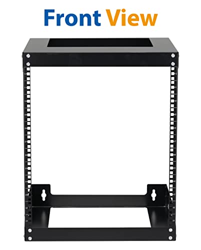 12U Wall Mount Rack Open Frame 19 Inch Network Rack Server Equipment 2 ...