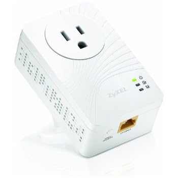 Amazon.com: ZyXEL 200 Mbps Fast Ethernet Powerline Wall-Plug Adapter ...