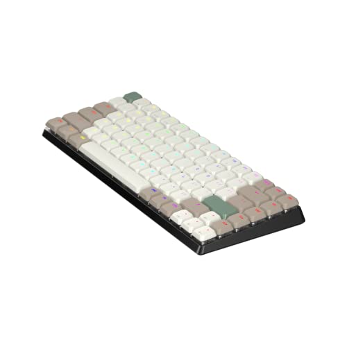 Azio Cascade Slim Mechanical Keyboard, 75% Layout, Low Profile Backlit ...