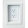 FastCap Electrical Trim Ring Cover for single outlets in white ...