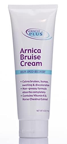 Miracle Plus Arnica Cream Bruise Relief Lotion For Bruising And ...