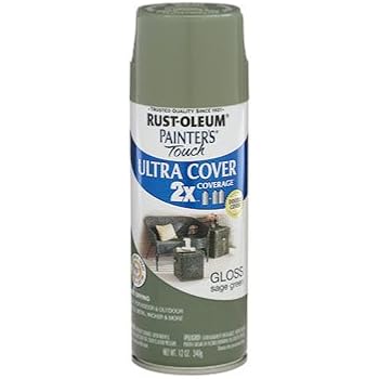 Painter's Touch 2X 12 Oz Sage Green Cover Spray Paint Gloss [Set of 6 ...