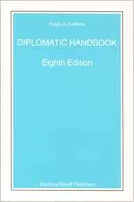 Amazon.com: Diplomatic Handbook: 9789004141421: Feltham, Ralph: Books