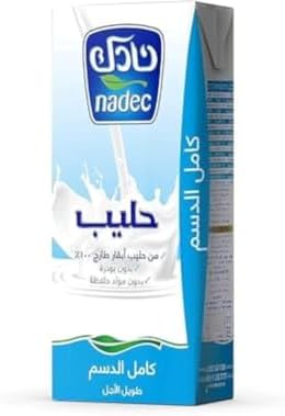 Nadec Full Fat Long Life Milk, 200 ml price in Saudi Arabia | Amazon ...