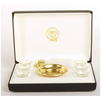 Amazon.com | Cross Detail Faux Leather Box 6 Cup Portable Travel ...