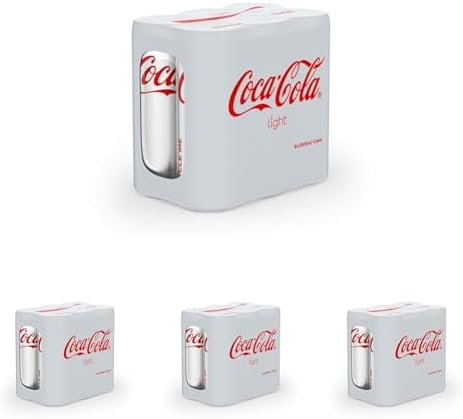 Coca-Cola Coca Cola Light Carbonated Soft Drink, Cans, 6 x 355 ml (Pack ...