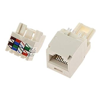 Panduit NK688MWH Category-6 8-Wire Jack Module White tillescenter Industrial Electrical Terminal ...
