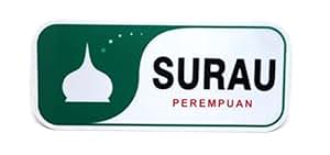 SURAU Perempuan Islam Muslim Prayer Room Notice Sign Picture Symbol ...