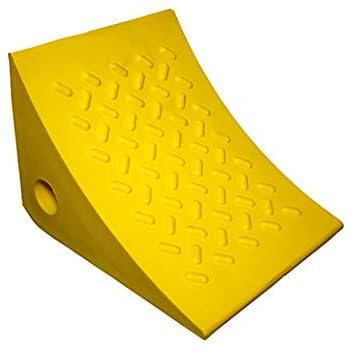Amazon.com: Esco 12593 Safety Yellow Pro Series Wheel Chock for Dump ...