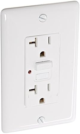 Hubbell GF20WLU Heavy-Duty Commercial Grade GFCI LED Receptacle, 20 amp ...
