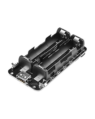 diymore 1865O Battery Holder Double Li-ion V8 Battery Shield Micro USB ...