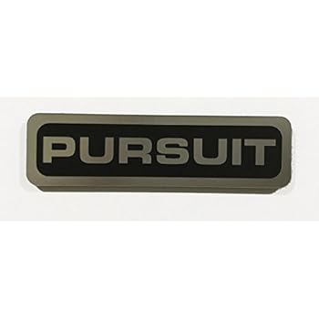Amazon.com: Pursuit Vehicle Stick-On Emblem Badge: Everything Else