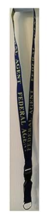 Amazon.com: FEDERAL AGENT LANYARD Key Ring Holder. ID Card Police ATF ...