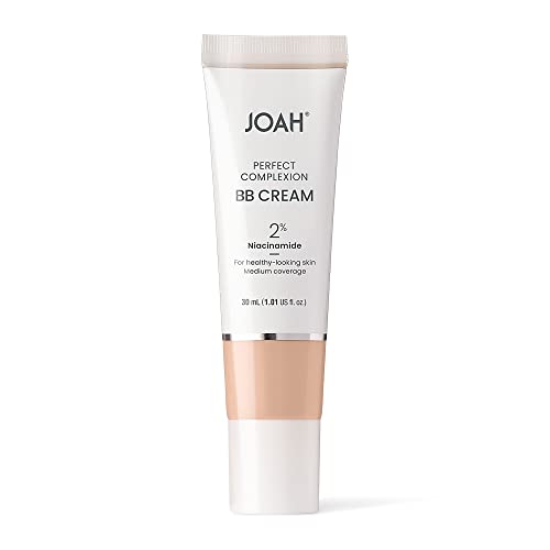 JOAH Beauty Perfect Complexion BB Cream with Hyaluronic Acid and Niaciminade, Korean Makeup with ...